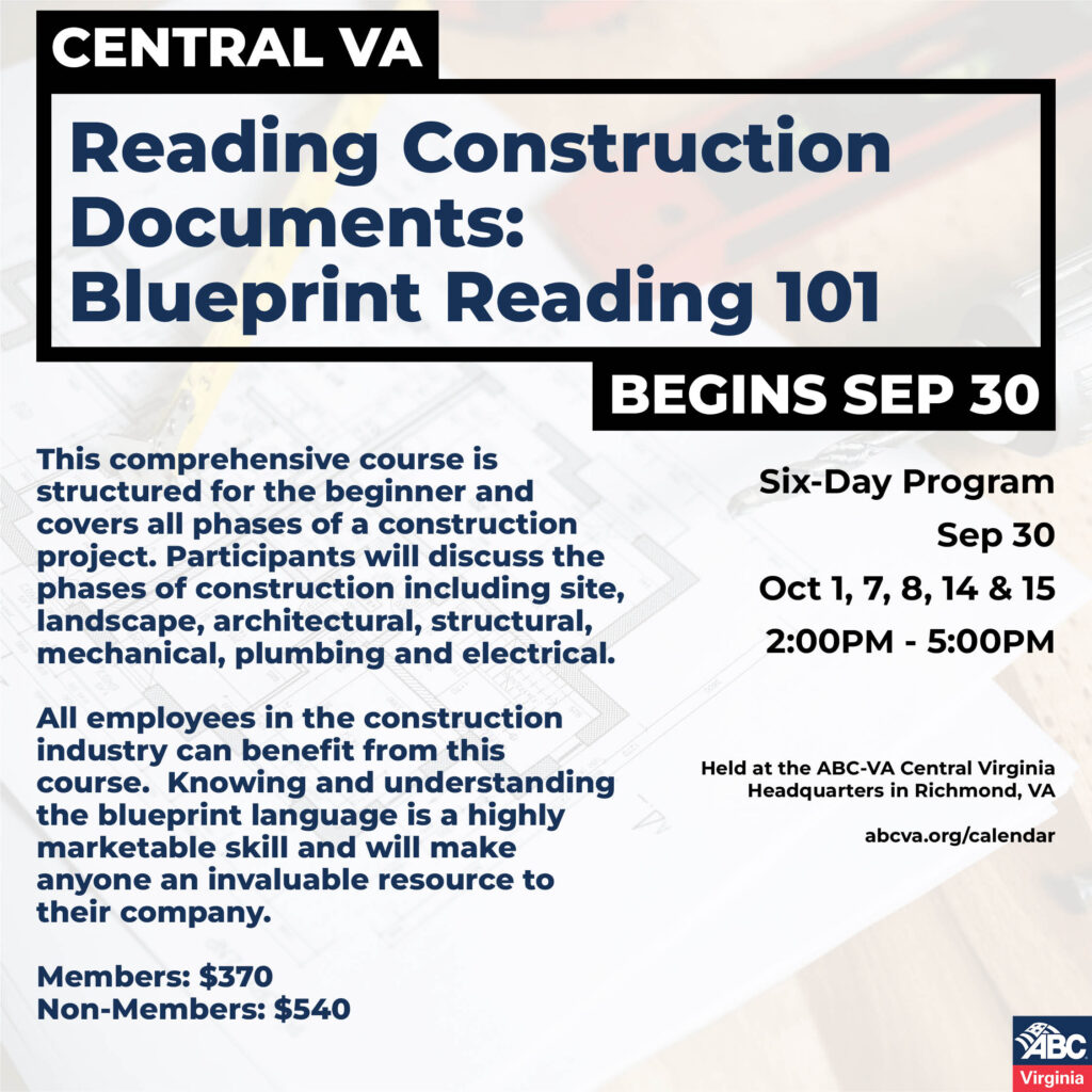 Reading Construction Documents: Blueprint Reading 101 9/30 CV - ABC ...